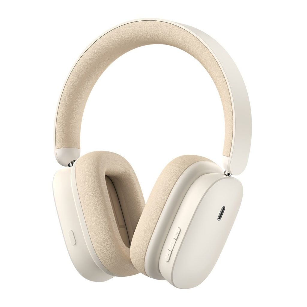 Baseus Bowie H1 Noise-Cancelling Wireless Headphones 5.2 ANC Rice White ...