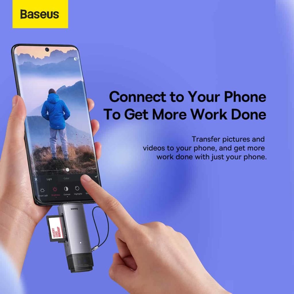 Baseus Card Reader Lite Series USB-A & Type-C – 1Y – Baseus Colombo