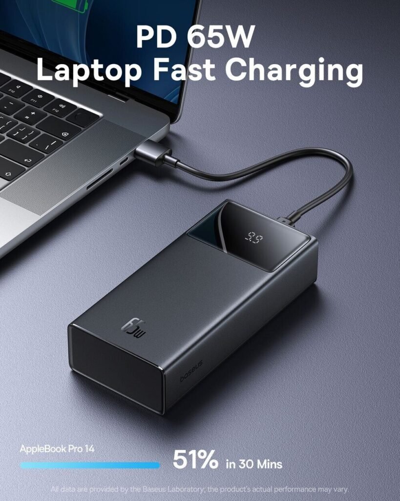 Baseus Star-Lord Digital 30000mAh 65W Display Fast Charging Power Bank ...