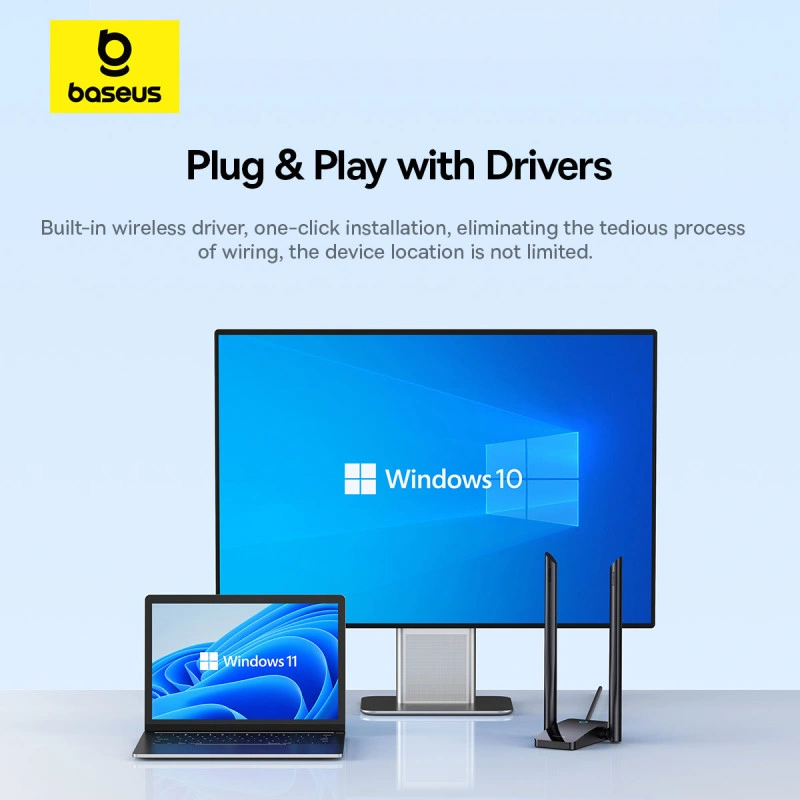 Baseus FastJoy Series 1800Mbps WiFi Adapter (External Antenna) | Baseus ...