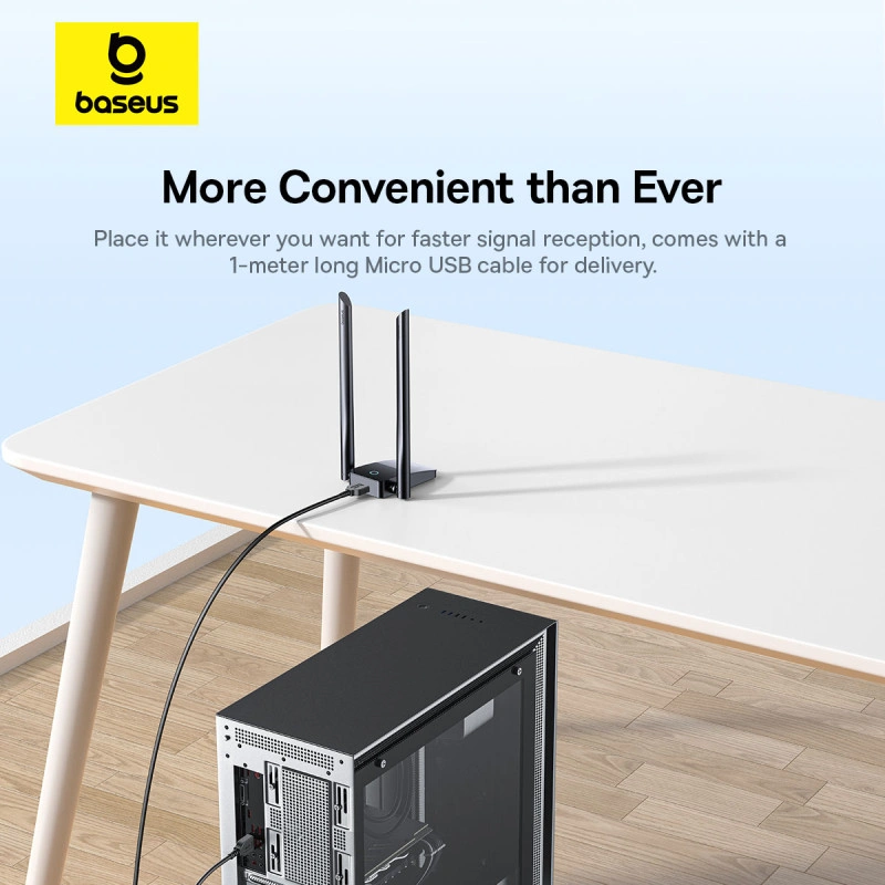 Baseus FastJoy Series 1800Mbps WiFi Adapter (External Antenna) | Baseus ...